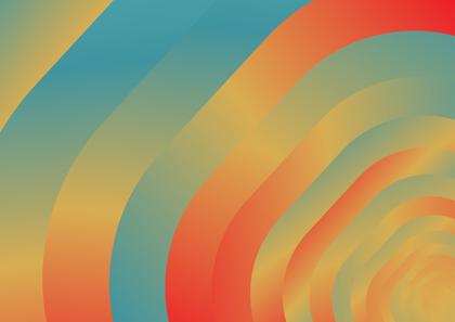 Free Download Abstract Curved Color Bands Background