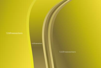 Yellow Gradient Background with Curved Lines