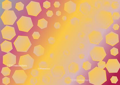 Abstract Hexagon Gradient Background