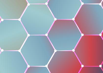Free Download Abstract Hexagon Network Background