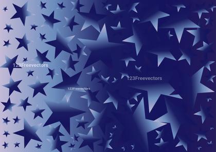 Blue Star Abstract Background