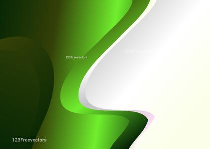 Green and White Abstract Background