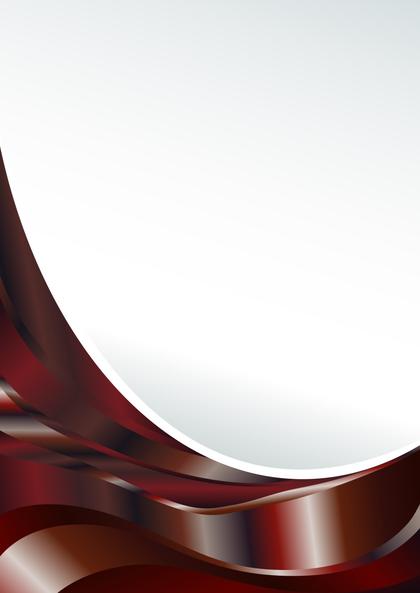 Free Download Red and White Abstract Wave Design
