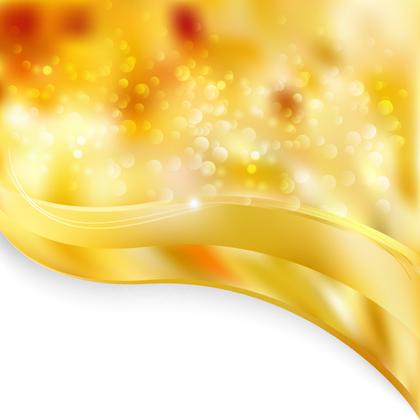 Free Download Abstract Yellow Wave Design