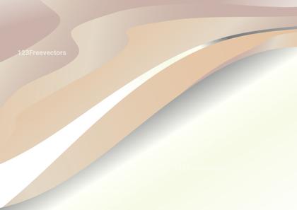 Beige Abstract Wave Design