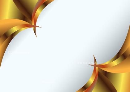 Golden Curve Abstract Design