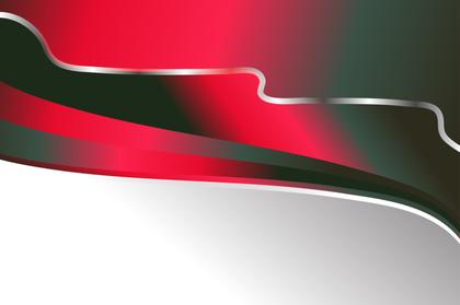 Free Download Red and Green Wave Background Template with Space for ...