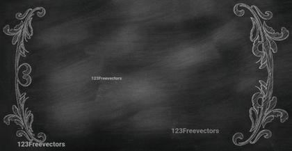 Decorative Chalkboard Frame Background