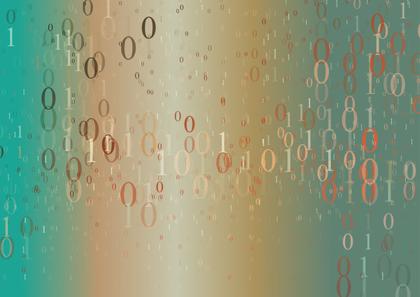 Free Download Abstract Binary Code Background
