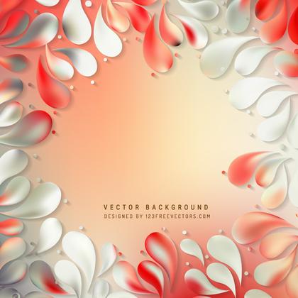 Light Red Arc-Drop Background