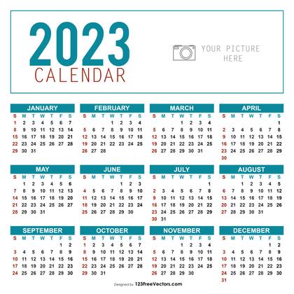 Free Download Calendar 2023 Template