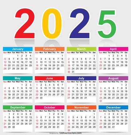 Free Download Printable 2025 Calendar with Week Numbers