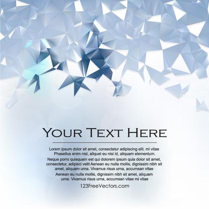 Light Blue Polygon Triangle Background