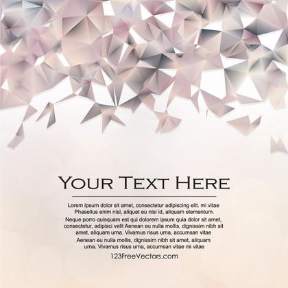 Light Color Polygonal Triangular Background
