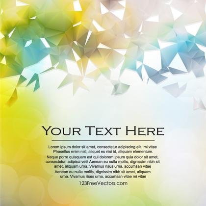 Abstract Light Color Polygon Triangle Background