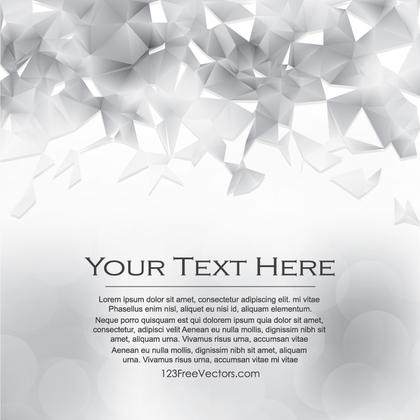 Light Gray Polygon Background