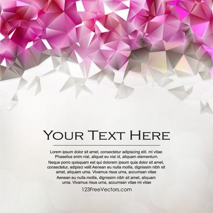 Pink Gray Polygon Background