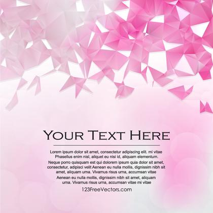 Abstract Light Pink Polygon Background Template