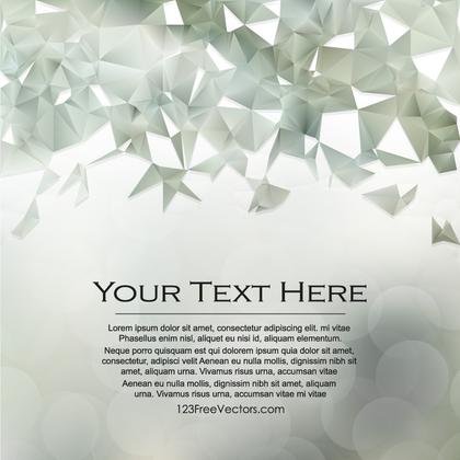 Abstract Polygonal Triangular Background Template