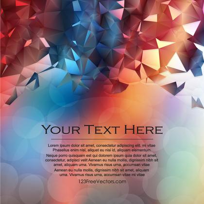 Abstract Polygonal Triangular Background Template