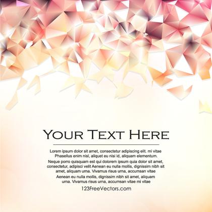 Abstract Polygonal Triangular Background Design