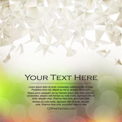 Abstract Polygonal Triangular Background Template