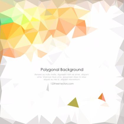 Light Color Polygonal Triangular Background Vector