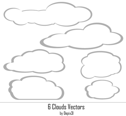 Free Vector Clouds