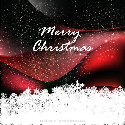 Red Black Sparkles Christmas Background Template