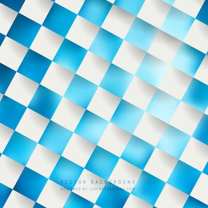 Blue Checkered Vector Background Design