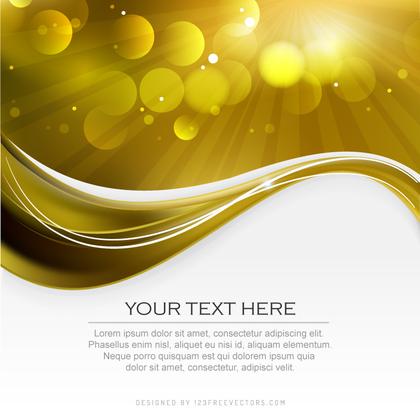 Abstract Yellow Background Graphic Design Template