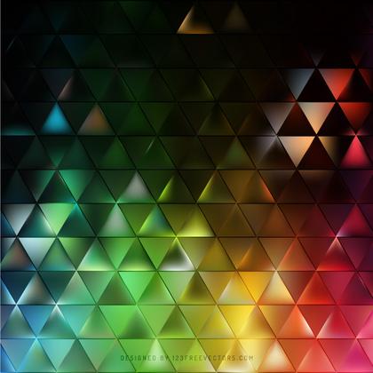 Abstract Colorful Triangle Background Graphics