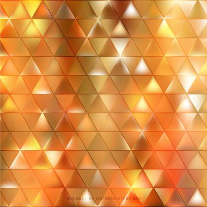 Abstract Orange Triangle Background Pattern