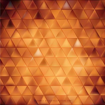 Abstract Orange Triangle Background Design