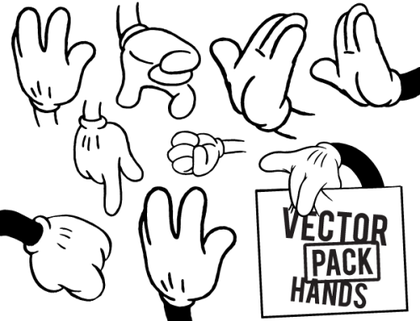 Hands Free Vector Pack