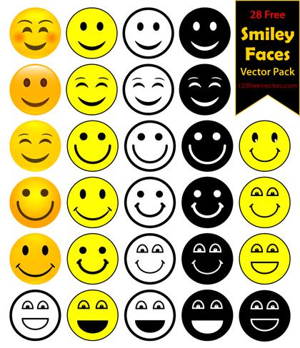 Acid Smiley Face Vector Free