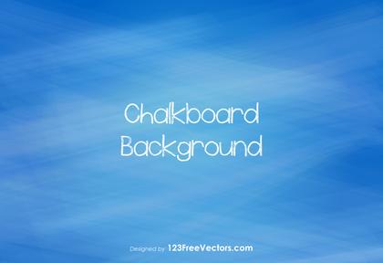 Blue Chalkboard Background