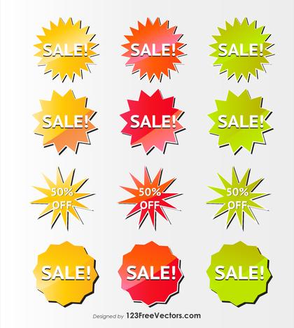 Floral Sale Sign Free Vector