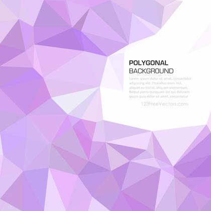 Polygonal Light Purple Background Illustrator