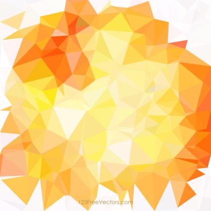 Red Yellow Polygonal Pattern Background Design