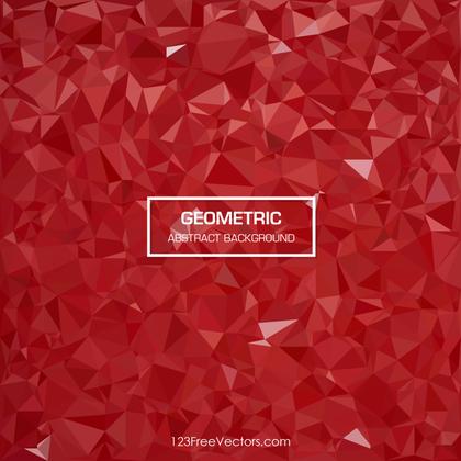 Polygonal Dark Red Background Illustrator