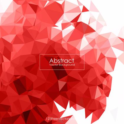 Polygonal Triangular Red Background Illustrator