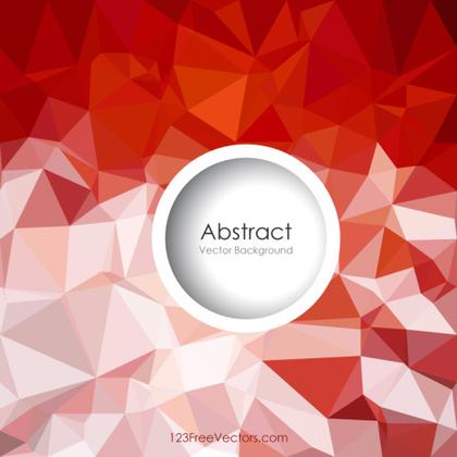 Geometric Polygon Red Background Graphics