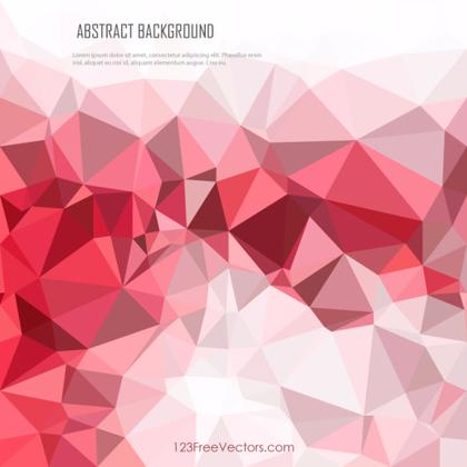 Red Polygonal Pattern Background Illustrator