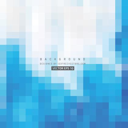 Blue Abstract Square Shape Background