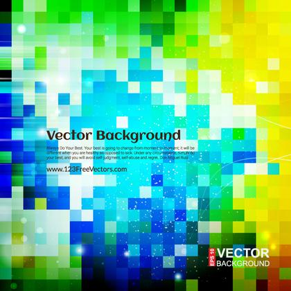 Square Colorful Background Vector Graphics