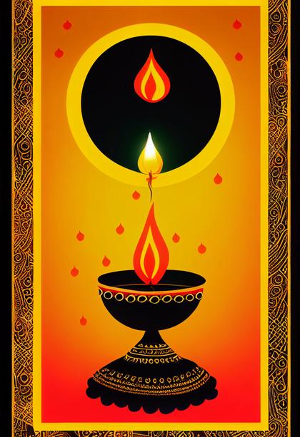 Free Download Diwali Diya Background Image