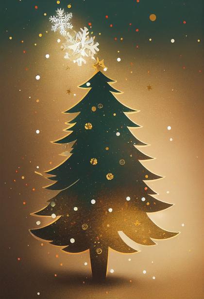 Free Download Christmas Tree Background