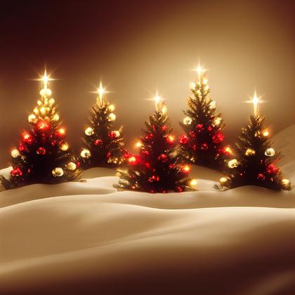 Free Download Christmas Tree Background Image