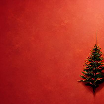 Free Download Christmas Tree Greeting Card Background